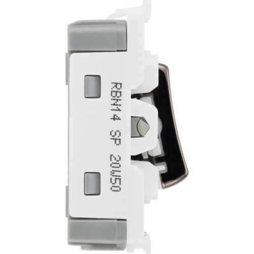 BG RBN14 Grid Retractive Switch 2 Way 20AX Black Nickel | Electric ...