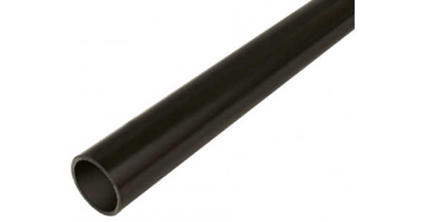 Univolt BSSH25B Heavy Gauge Conduit 25mmx3mm Black | Electric Vault Ltd