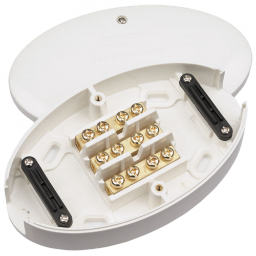 Click WA220 Junction Box 3 Terminal 60A White | Electric Vault Ltd