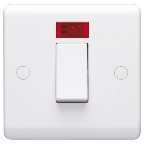 Volex D9712NR Switch 1Gang DP & Neon 45A | Electric Vault Ltd